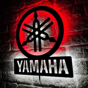 Yamaha Led Sign, Yamaha Wall Art, Yamaha Wall Sign, Yamaha Wall Decor ...