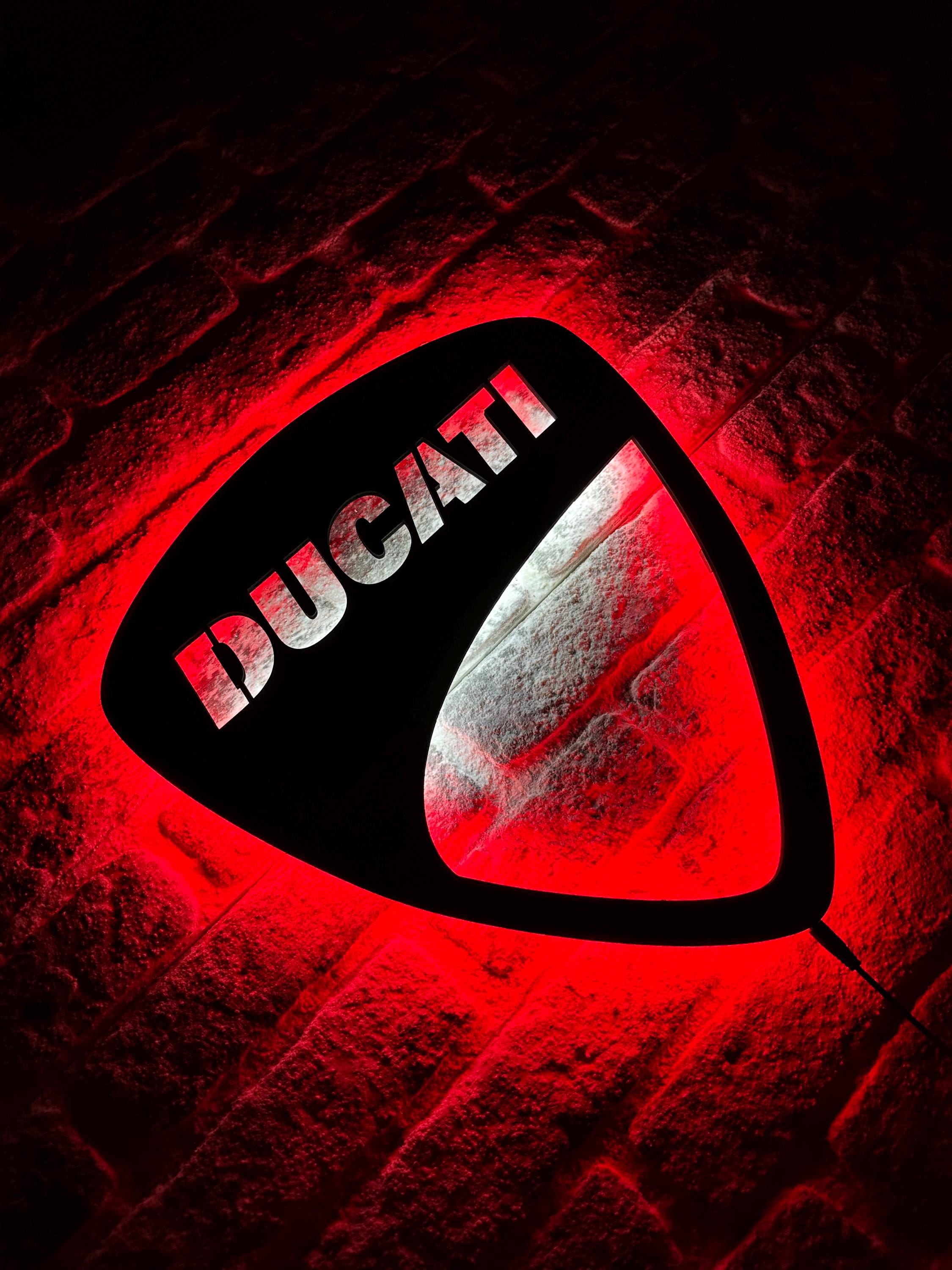 Ducati Led Sign, Ducati Wall Art, Ducati Wall Sign, Ducati Wall Decor ...