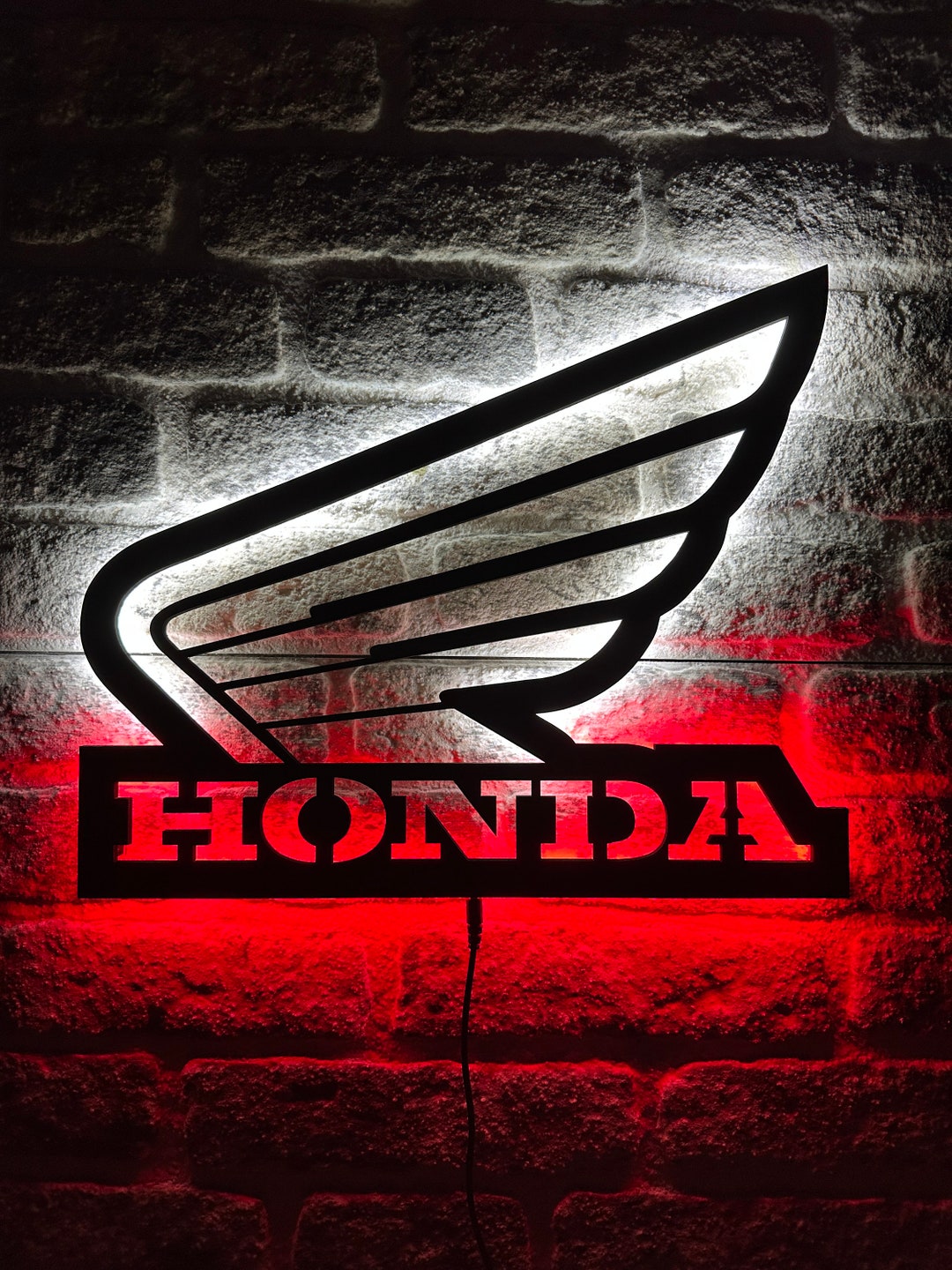 Honda Led Sign, Honda Wall Art, Honda Wall Sign, Honda Wall Decor ...