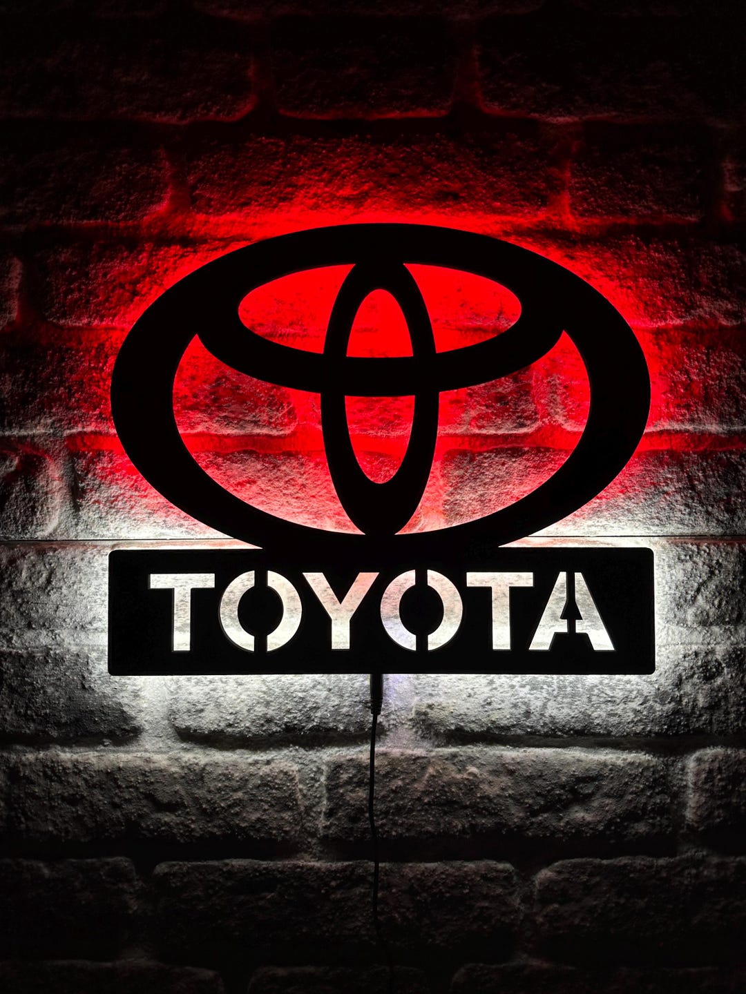 Toyota Led Sign, Toyota Wall Art, Toyota Wall Sign, Toyota Wall Decor ...