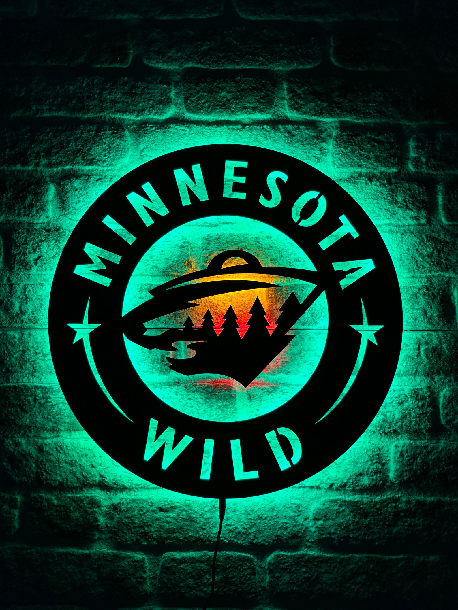 Minnesota Wild Led Sign, Minnesota Wild Wall Art, Minnesota Wild Wall ...