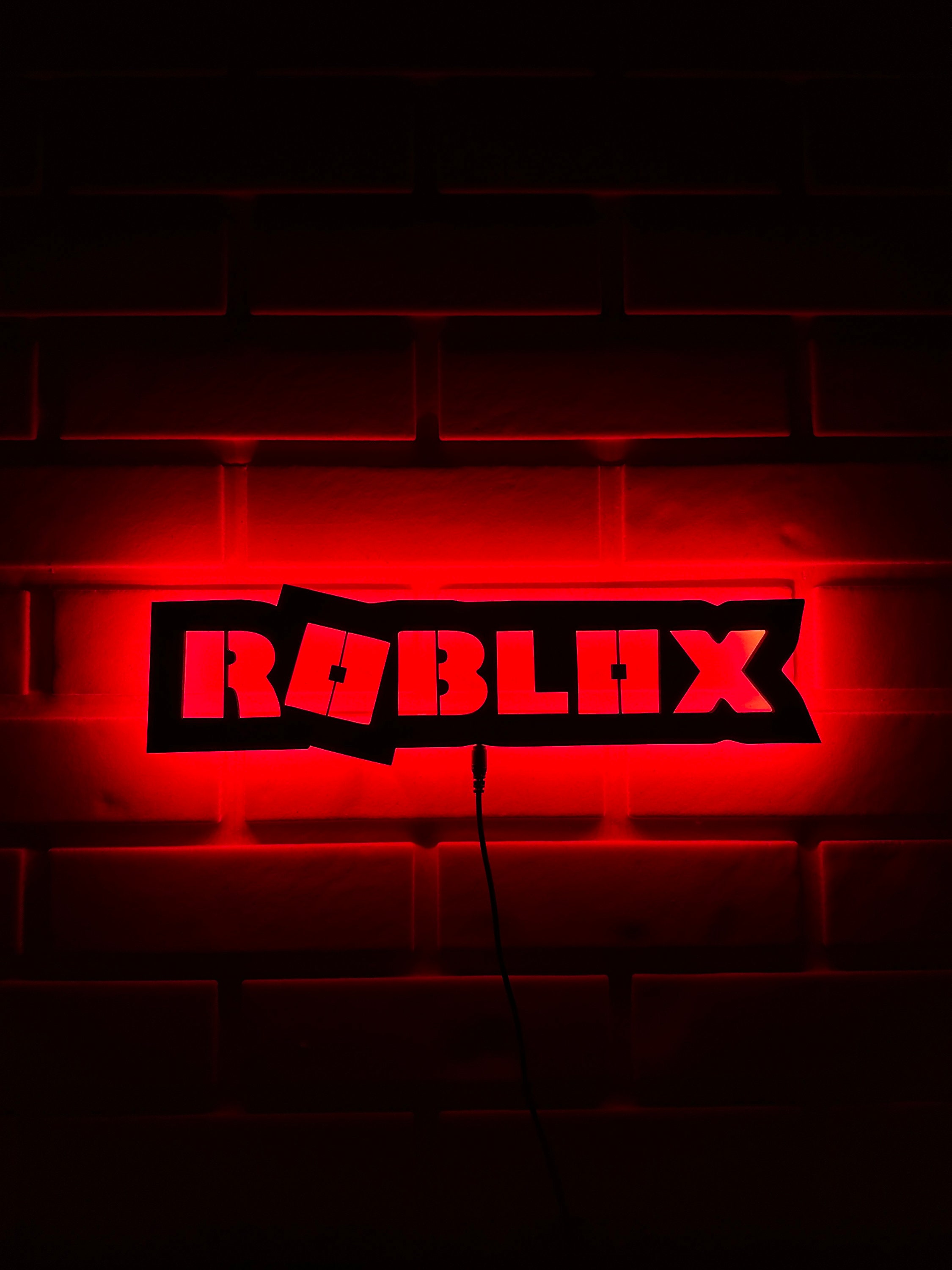 Roblox Gaming Led Sign, Roblox Wall Art, Roblox Wall Sign, Roblox Wall ...