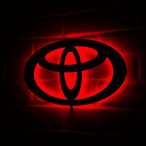 Toyota Led Sign, Toyota Wall Art, Toyota Wall Sign, Toyota Wall Decor ...