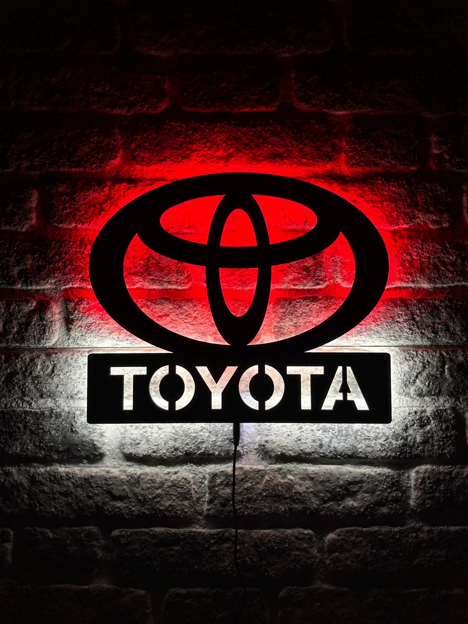 Toyota Led Sign, Toyota Wall Art, Toyota Wall Sign, Toyota Wall Decor ...