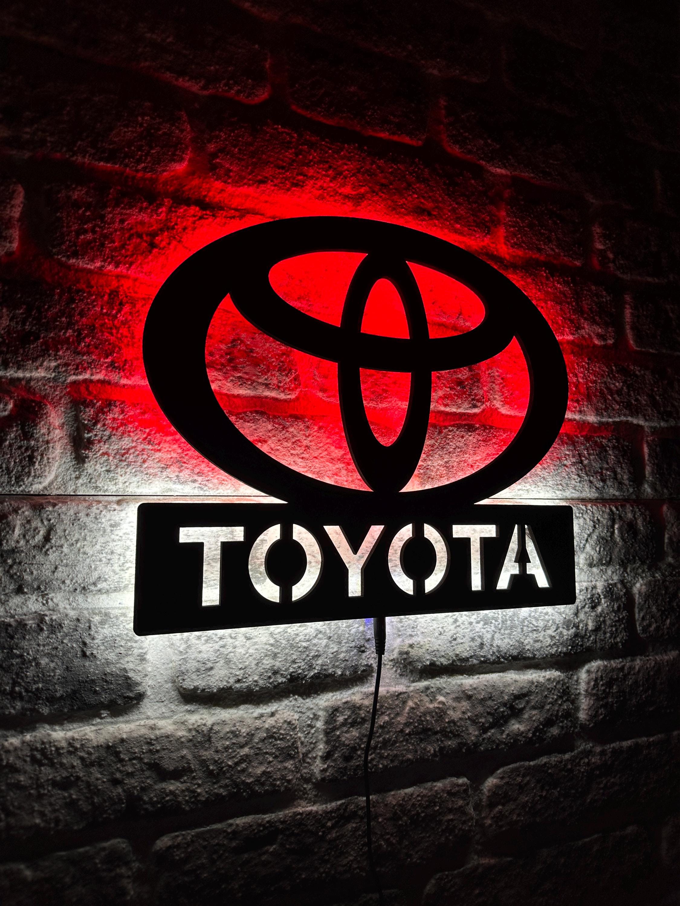 Toyota Led Sign, Toyota Wall Art, Toyota Wall Sign, Toyota Wall Decor ...