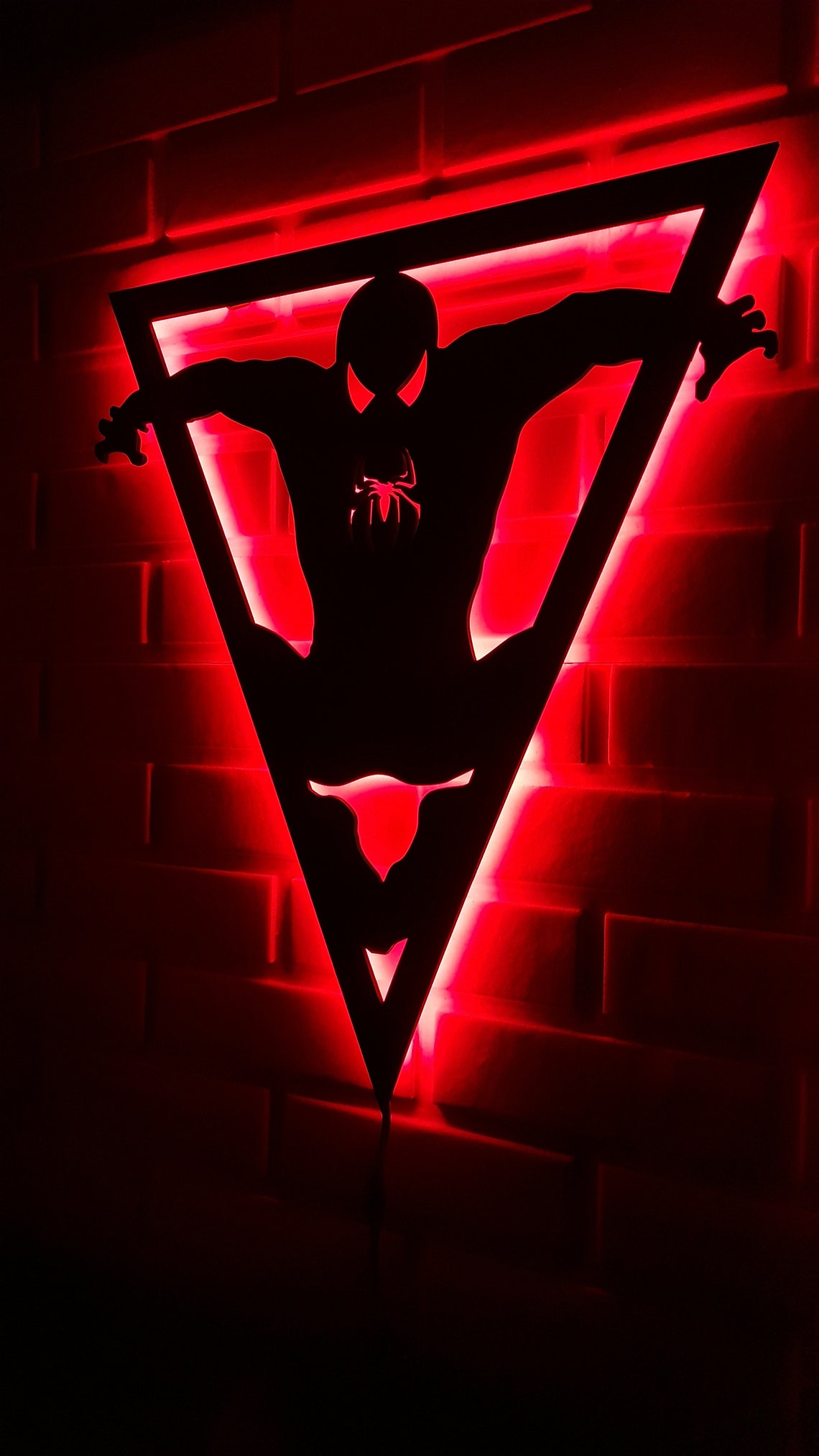 Spiderman Led Sign, Spiderman Wall Art, Spiderman Wall Sign, Spiderman ...