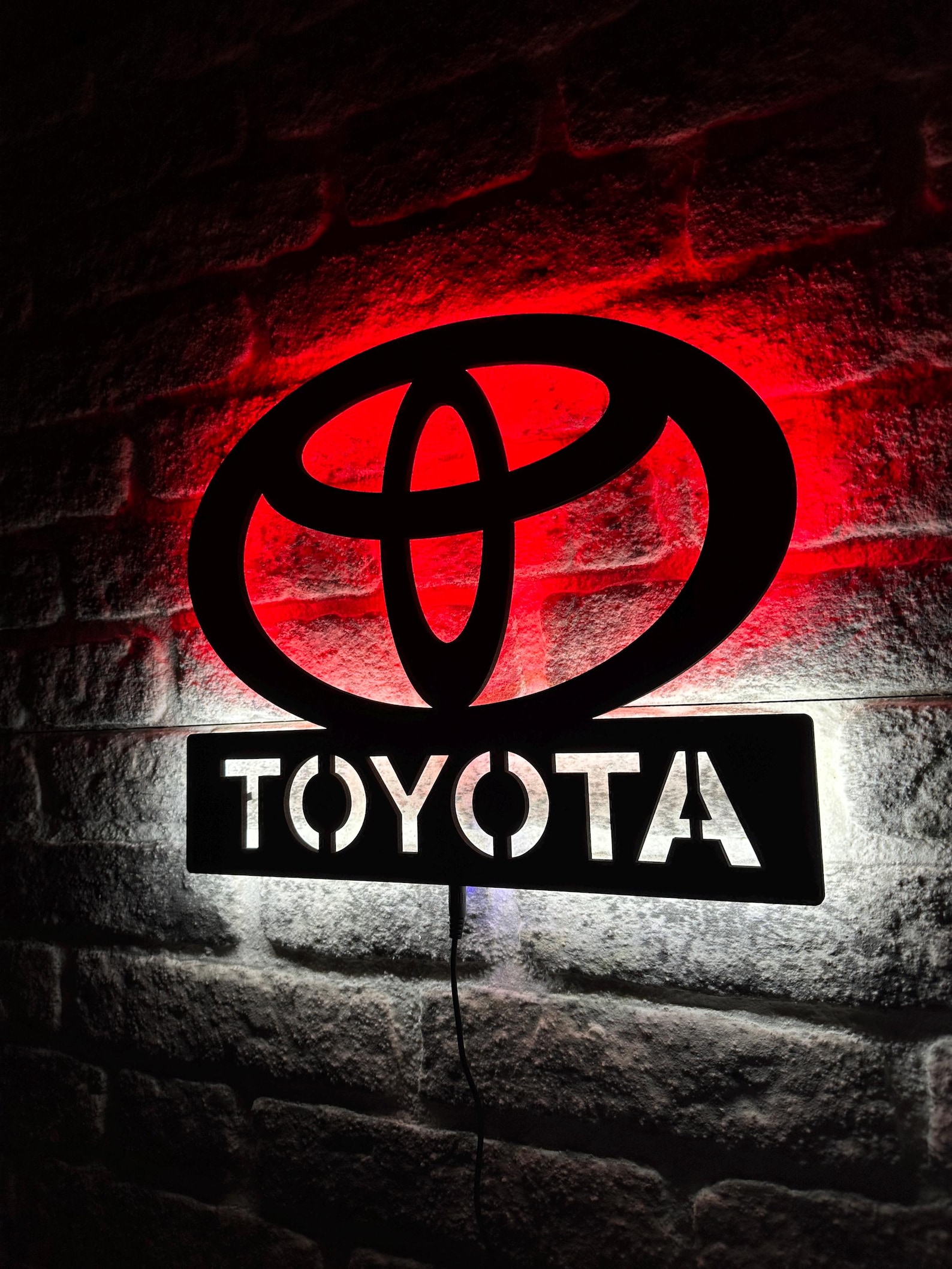 Toyota Led Sign, Toyota Wall Art, Toyota Wall Sign, Toyota Wall Decor ...