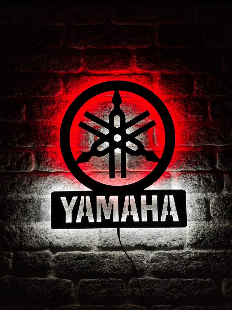 Yamaha Led Sign, Yamaha Wall Art, Yamaha Wall Sign, Yamaha Wall Decor ...