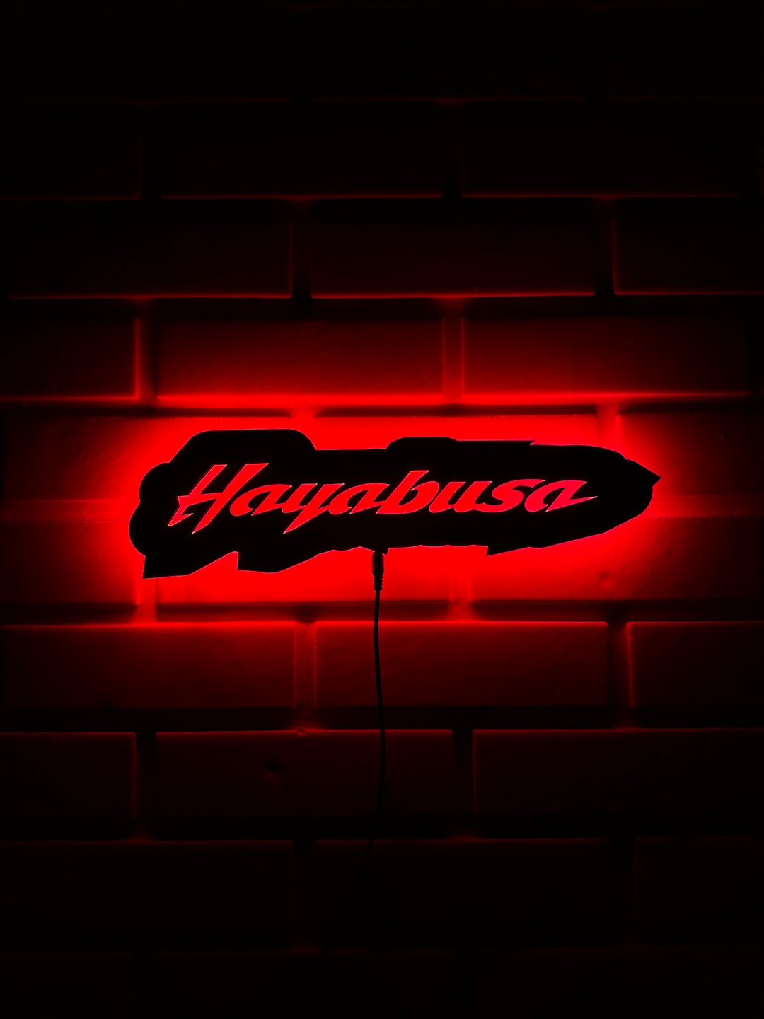Suzuki Hayabusa Led Sign, Suzuki Hayabusa Wall Art, Hayabusa Wall Sign ...