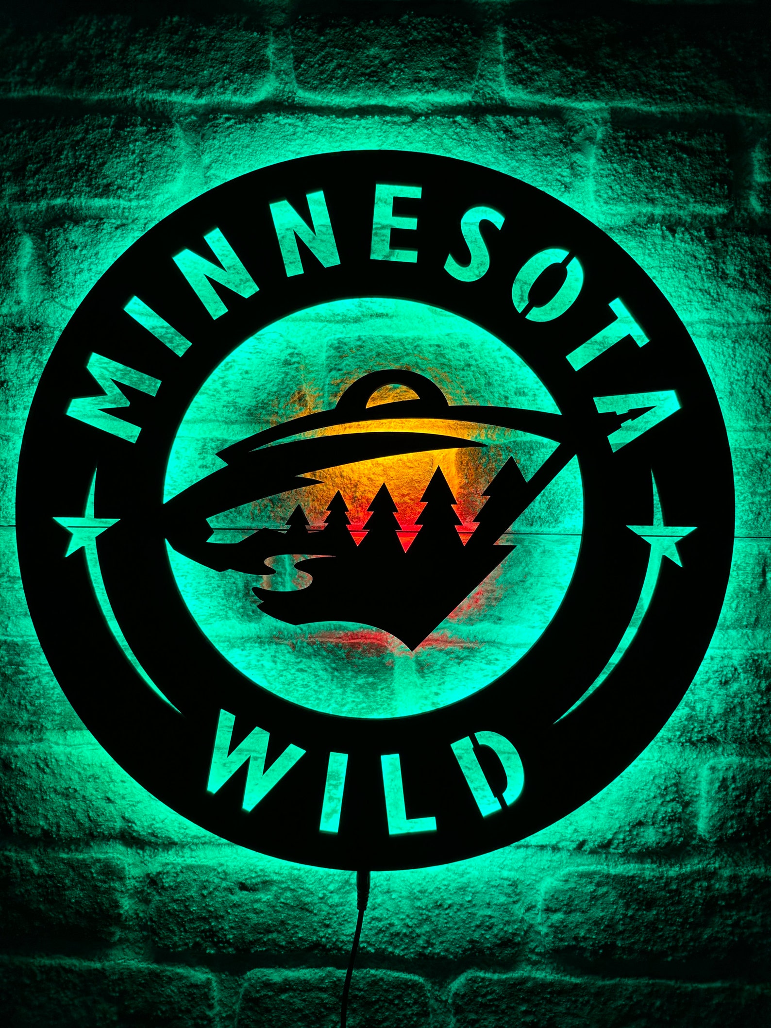 Minnesota Wild Led Sign, Minnesota Wild Wall Art, Minnesota Wild Wall ...