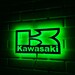 Kawasaki Motorcycles Led Sign, Kawasaki Motorcycles Wall Art, Kawasaki ...