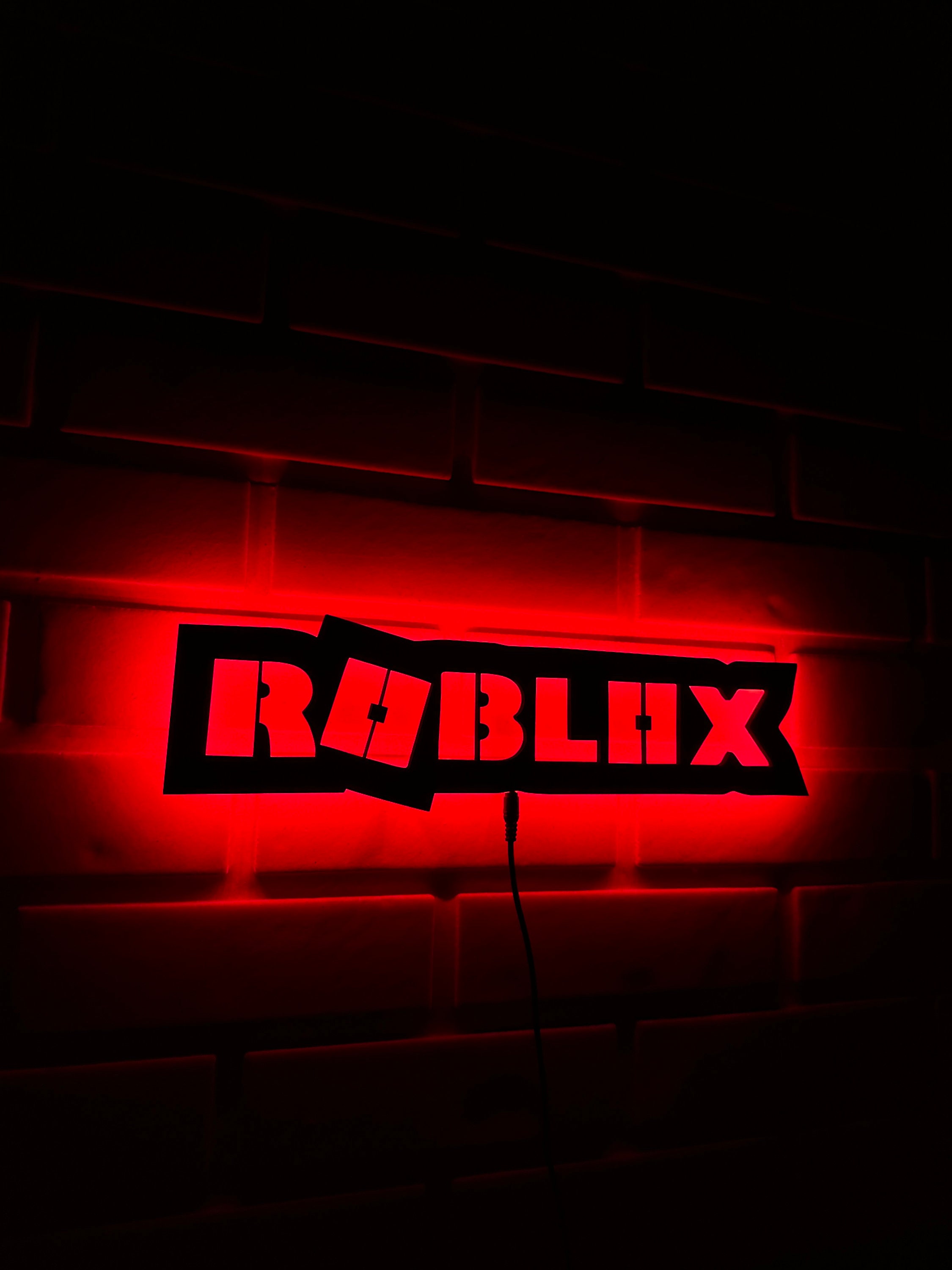 Roblox Gaming Led Sign, Roblox Wall Art, Roblox Wall Sign, Roblox Wall ...