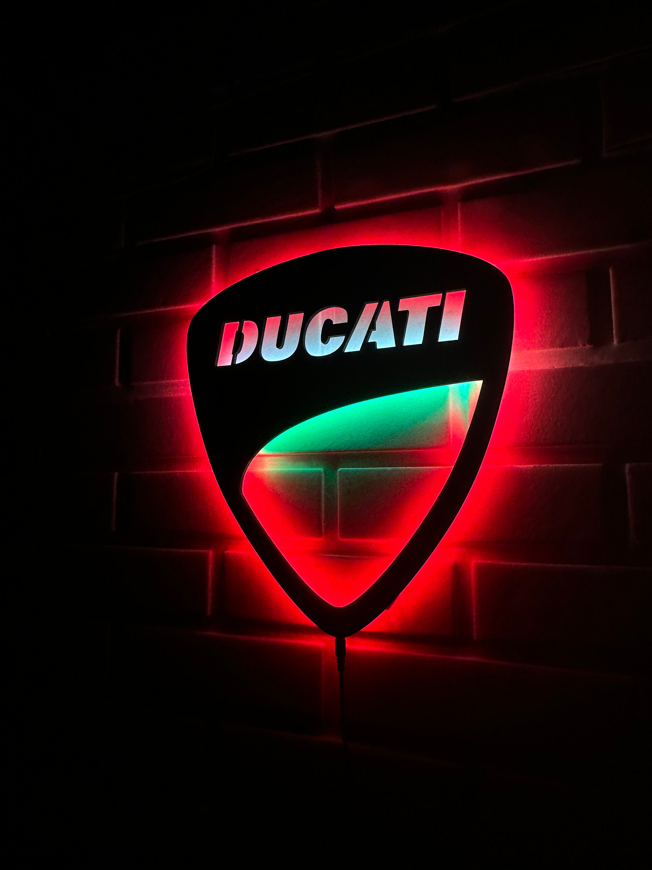 Ducati Led Sign, Ducati Wall Art, Ducati Wall Sign, Ducati Wall Decor ...