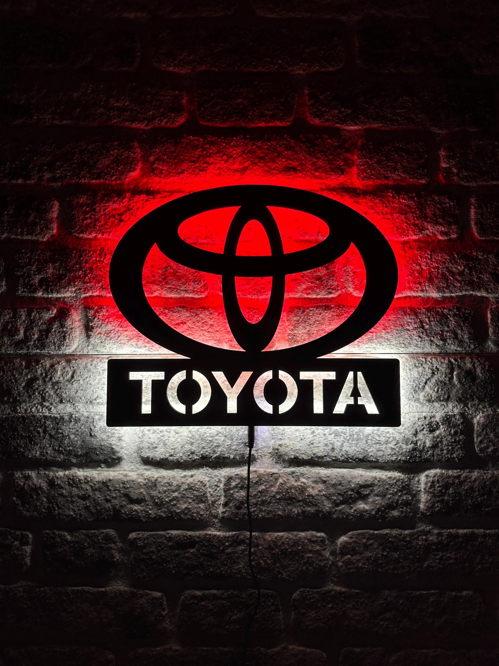 Toyota Led Sign, Toyota Wall Art, Toyota Wall Sign, Toyota Wall Decor ...