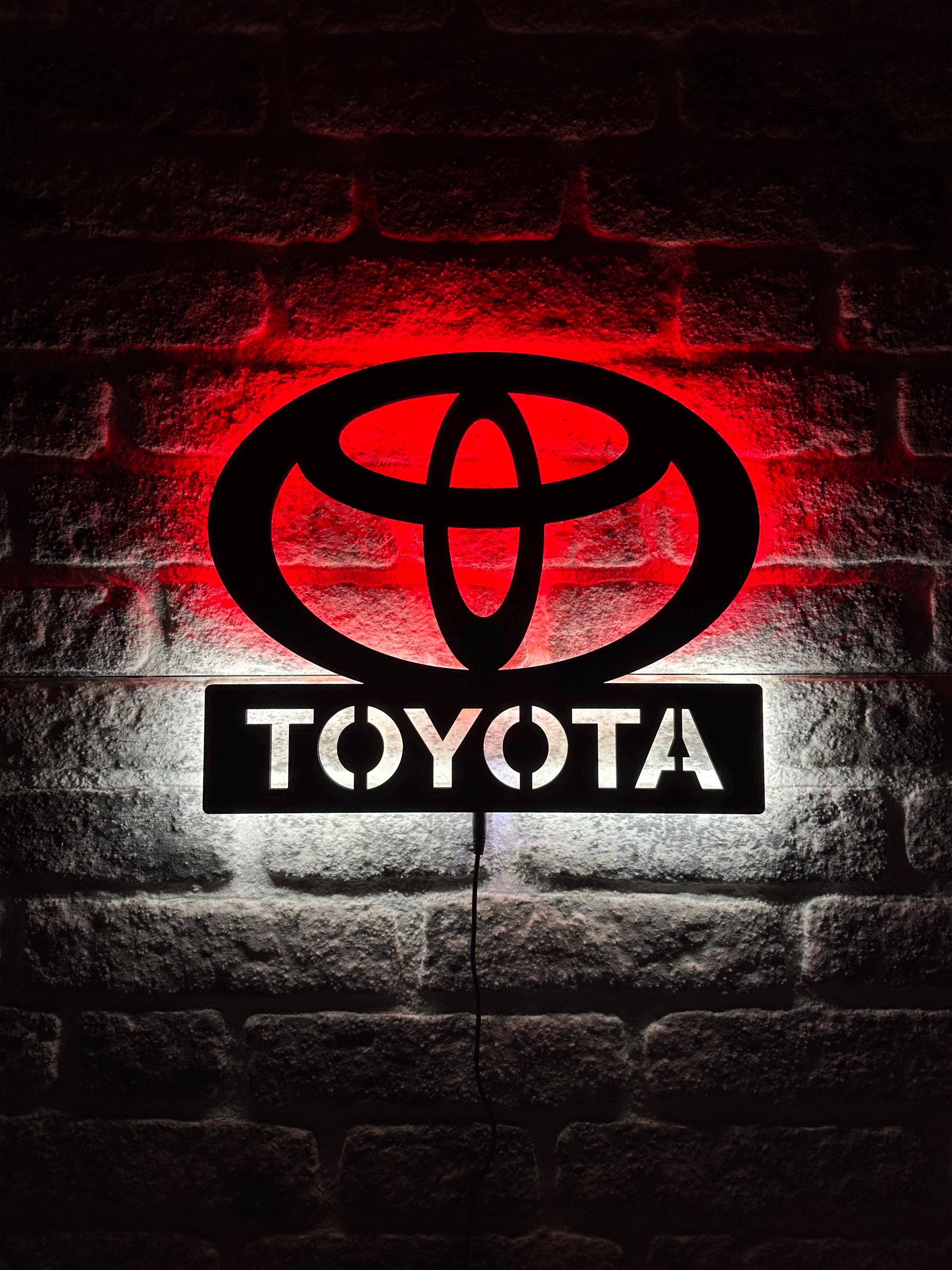Toyota Led Sign, Toyota Wall Art, Toyota Wall Sign, Toyota Wall Decor ...