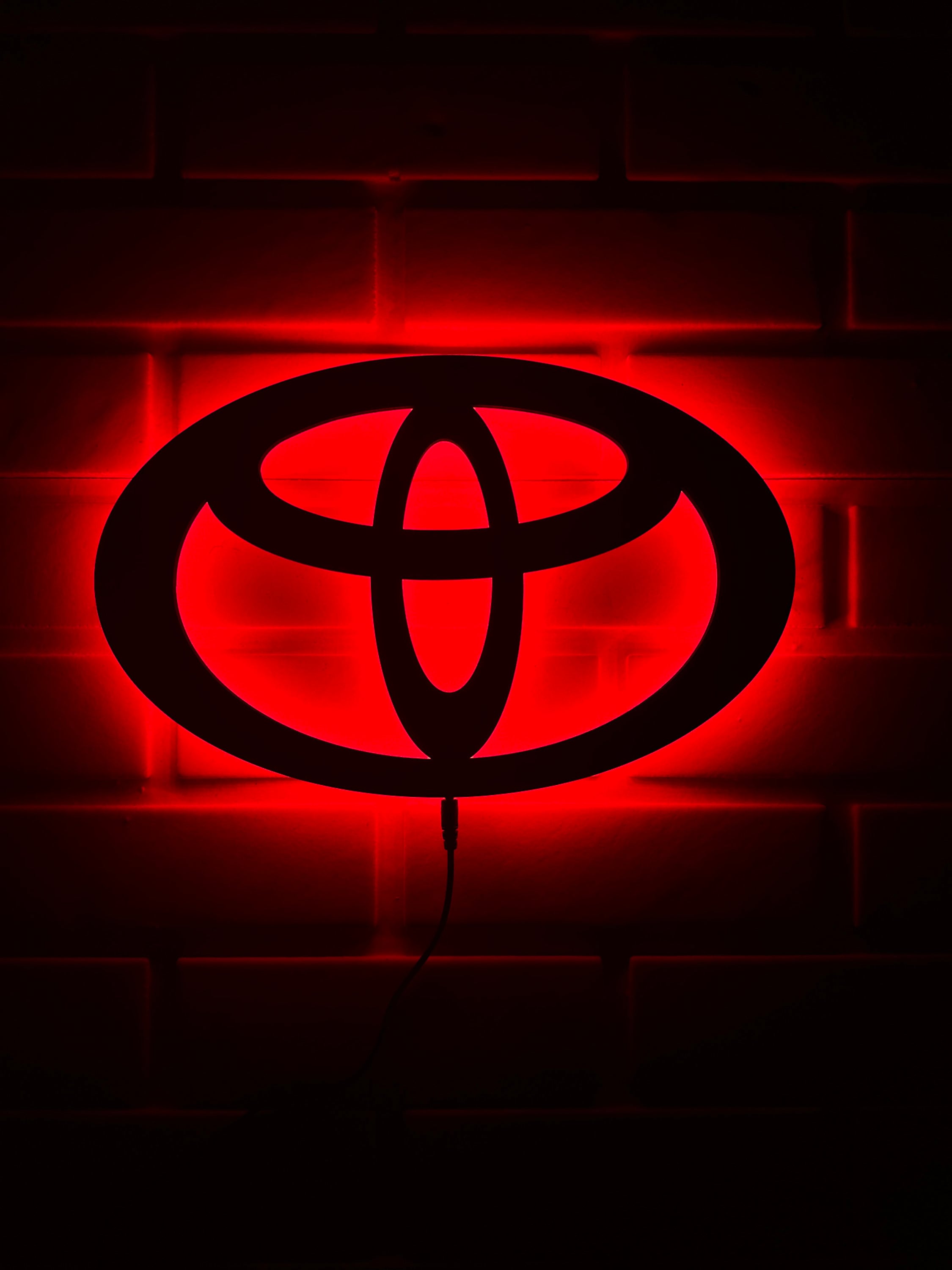Toyota Led Sign, Toyota Wall Art, Toyota Wall Sign, Toyota Wall Decor ...