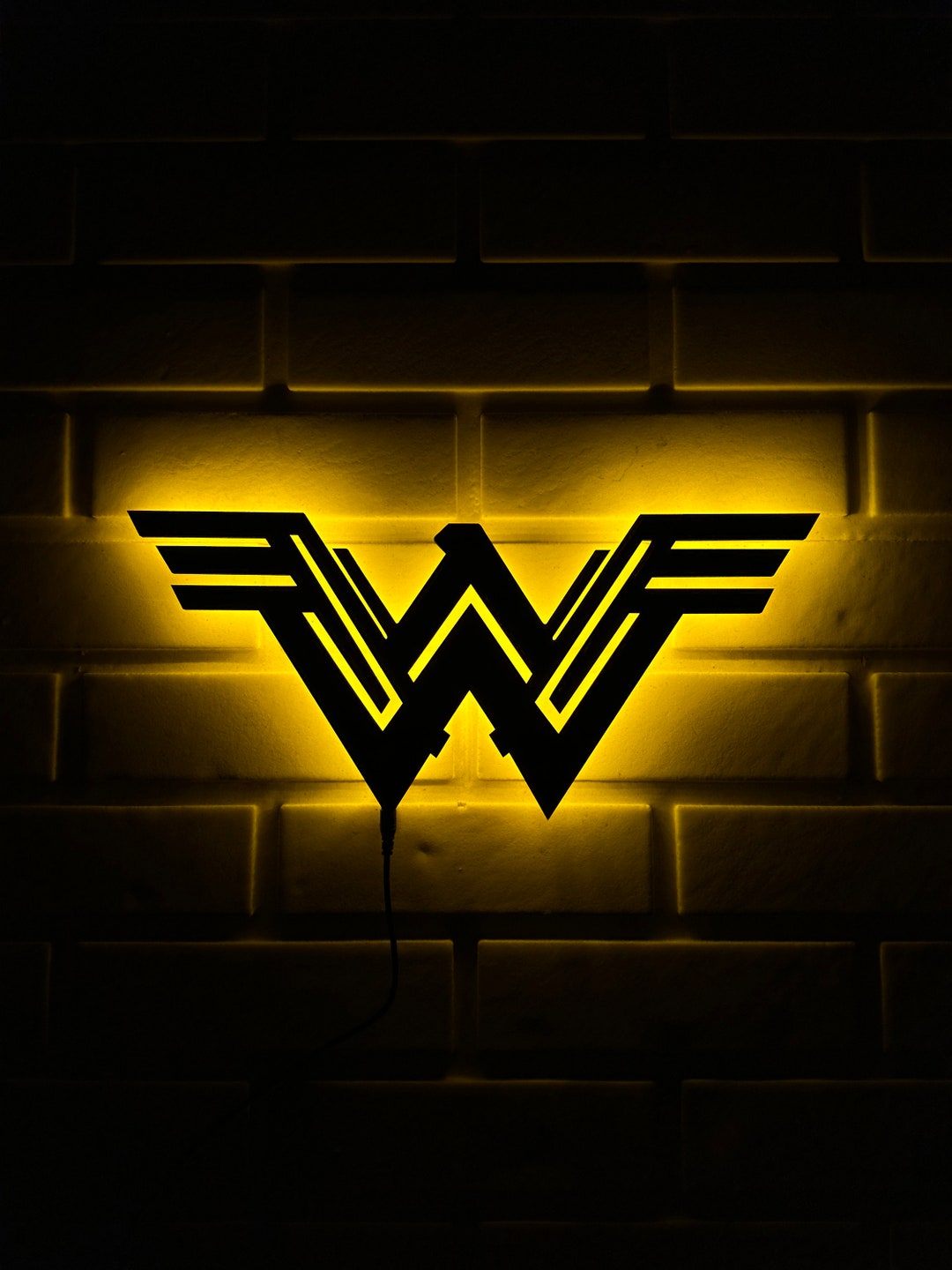 Wonder Woman Led Sign, Wonder Woman Wall Art, Wonder Woman Wall Sign ...