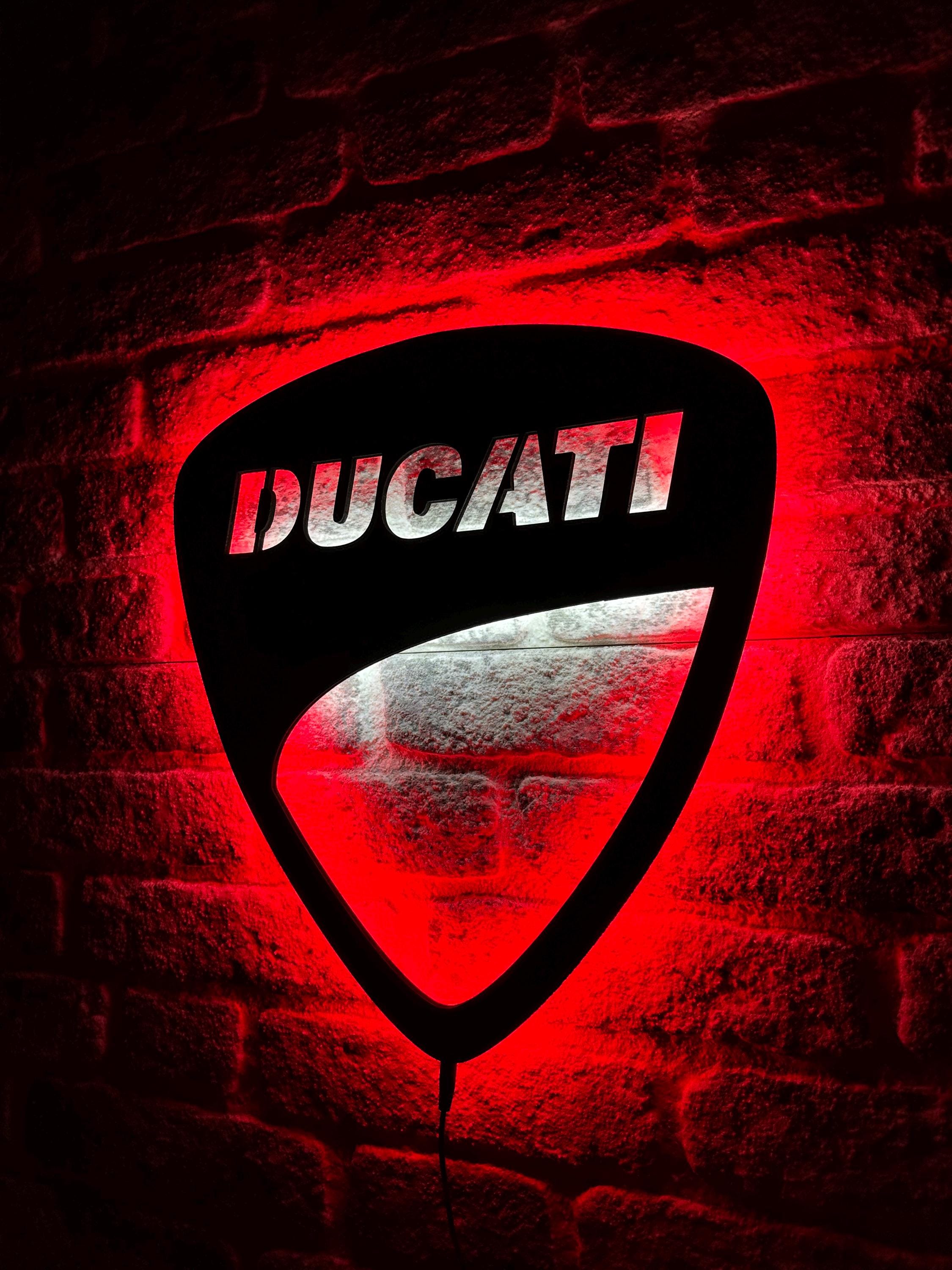 Ducati Led Sign, Ducati Wall Art, Ducati Wall Sign, Ducati Wall Decor, Ducati Neon Sign, Ducati ...