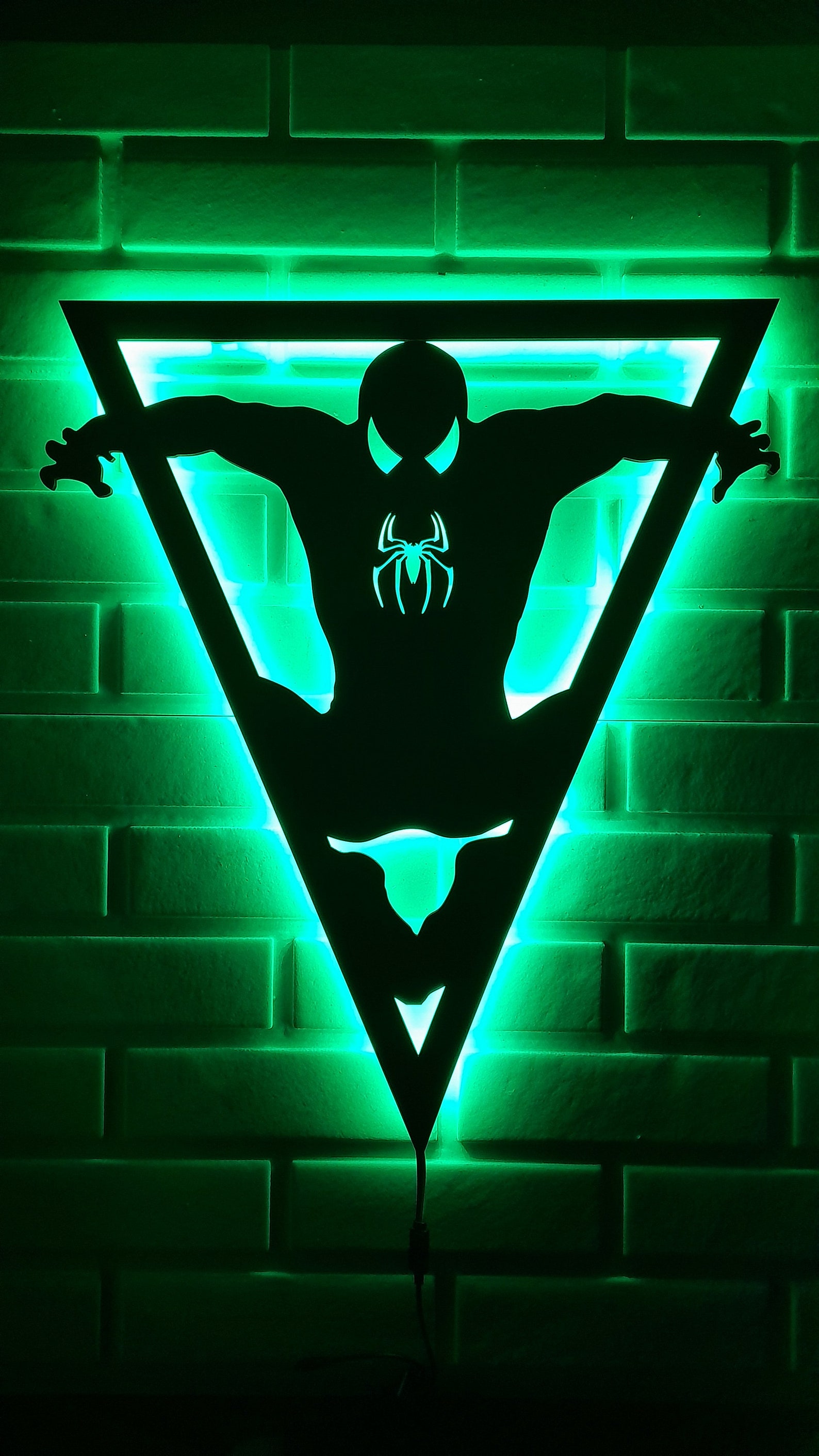 Spiderman Led Sign, Spiderman Wall Art, Spiderman Wall Sign, Spiderman ...
