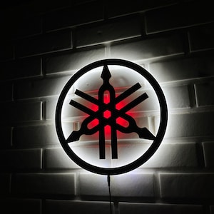 Yamaha Led Sign, Yamaha Wall Art, Yamaha Wall Sign, Yamaha Wall Decor ...