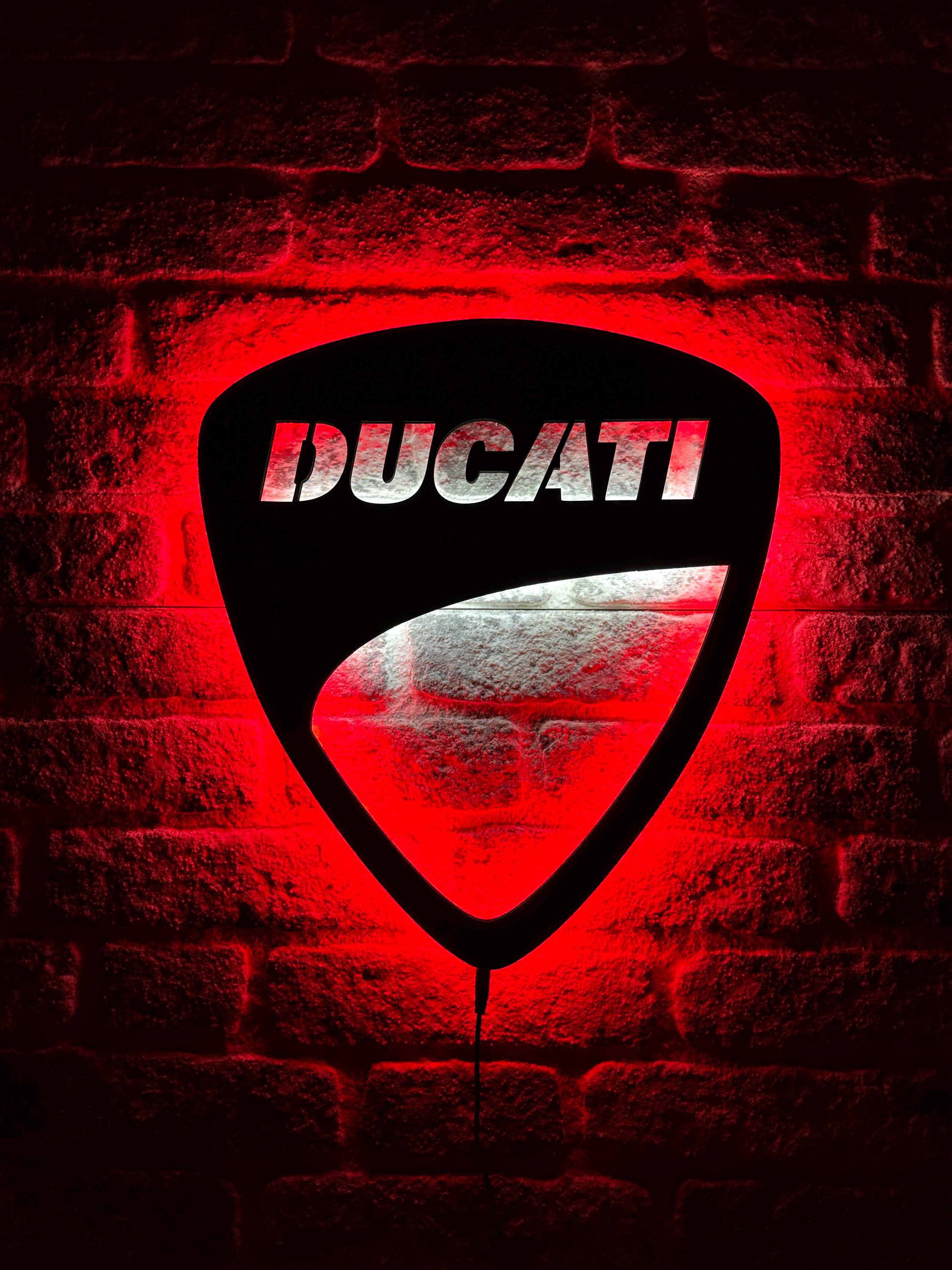 Ducati Led Sign, Ducati Wall Art, Ducati Wall Sign, Ducati Wall Decor ...
