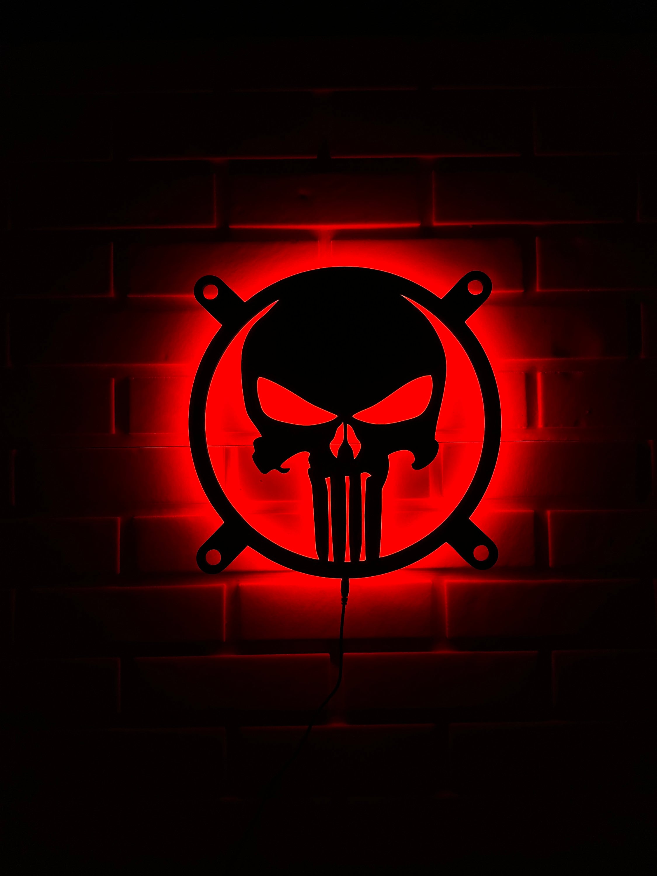 Punisher Led Sign, Punisher Wall Art, Punisher Wall Sign, Punisher Wall ...
