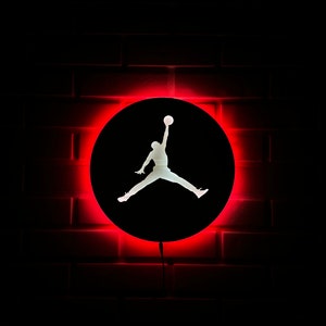 Michael Jordan Led Sign, Jordan Wall Art, Air Jordan Wall Sign, Jordan ...