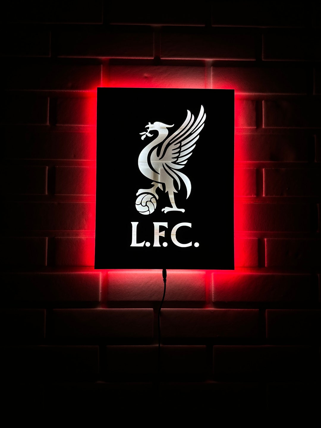 Liverpool Led Sign, Liverpool Wall Art, Liverpool Wall Sign, Liverpool ...