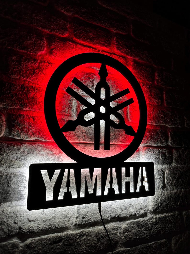Yamaha Led Sign, Yamaha Wall Art, Yamaha Wall Sign, Yamaha Wall Decor ...
