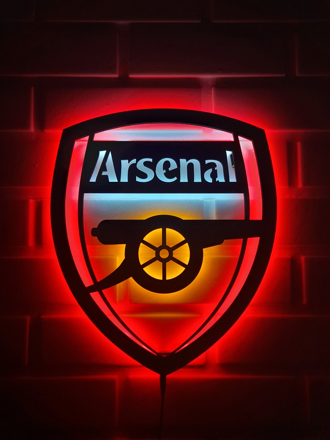 Arsenal Led Sign, Arsenal Wall Art, Arsenal Wall Sign, Arsenal Wall ...
