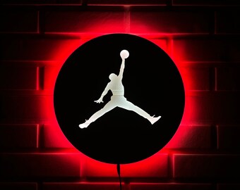 Michael Jordan Led Sign, Michael Jordan Wall Art, Michael Jordan Wall ...