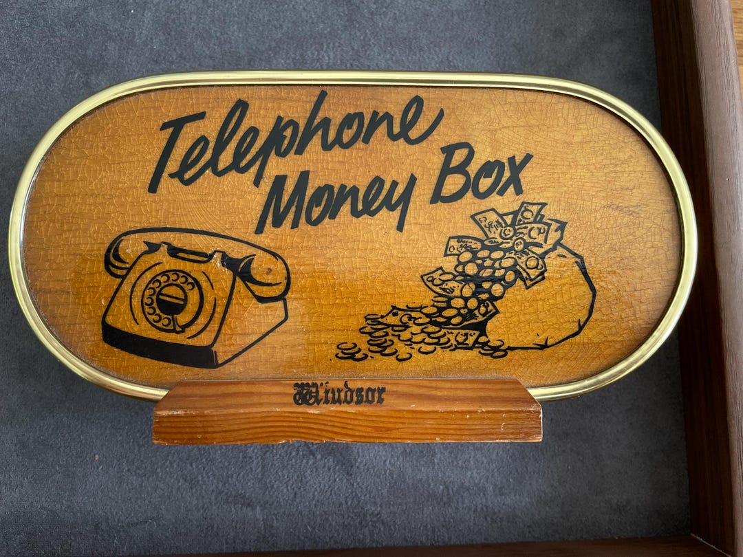 1970s Vintage Avon Telephone Money Box/retro Windsor Design, Made in ...