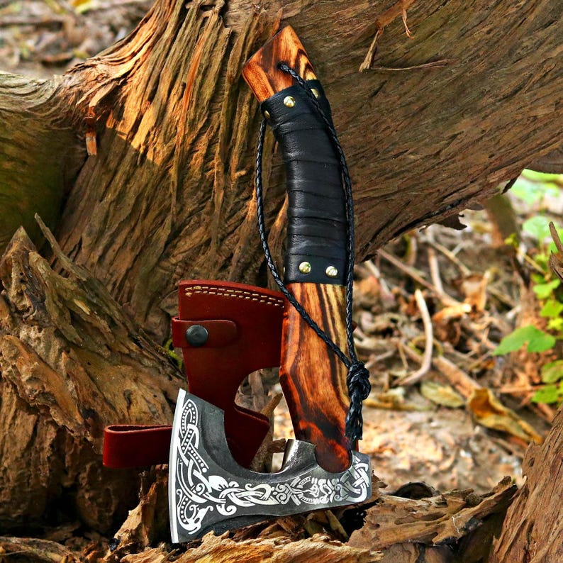 Viking Axe, Carbon Steel Viking Axe, Personalized Viking Axe in Hand ...