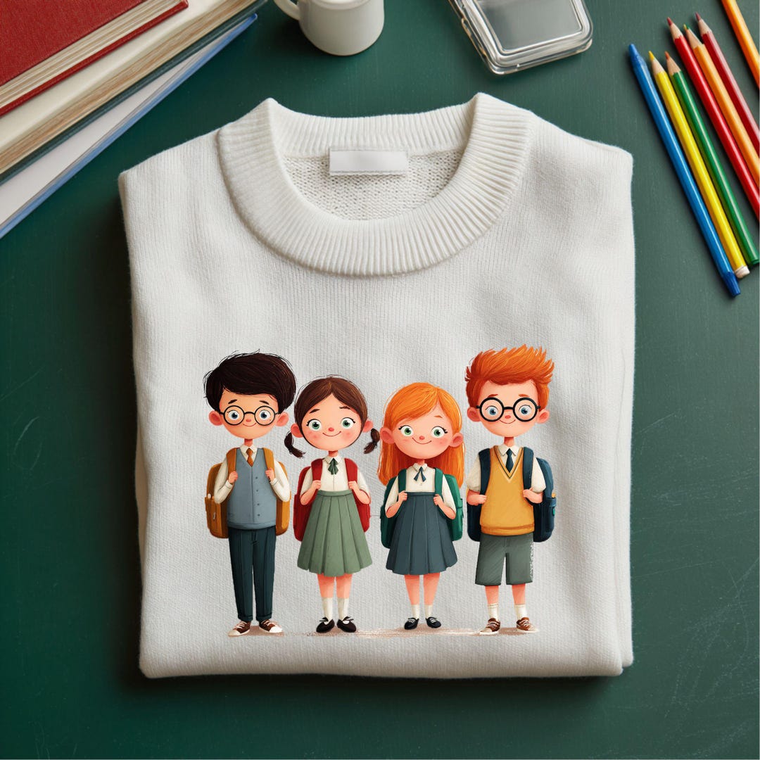 Cute School Kids Clipart | Back to School Digital Download | Children ...