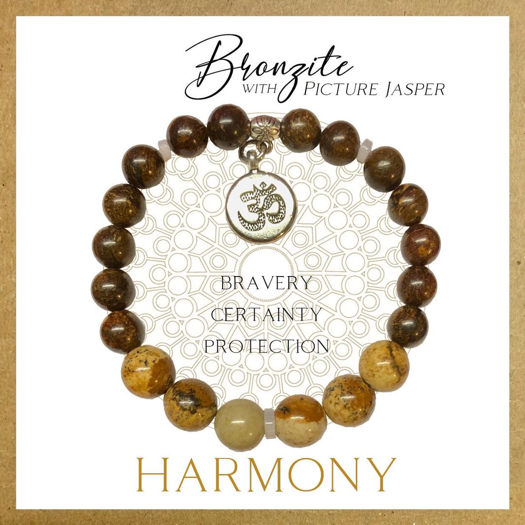 Bronzite Inspirit Energy Bracelet - HARMONY - Etsy