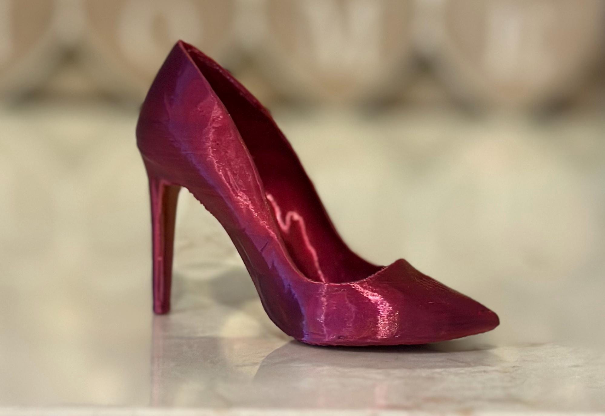 3D Printed Mini High Heel Shoe | Knick Knacks | Miniatures | Figurine ...