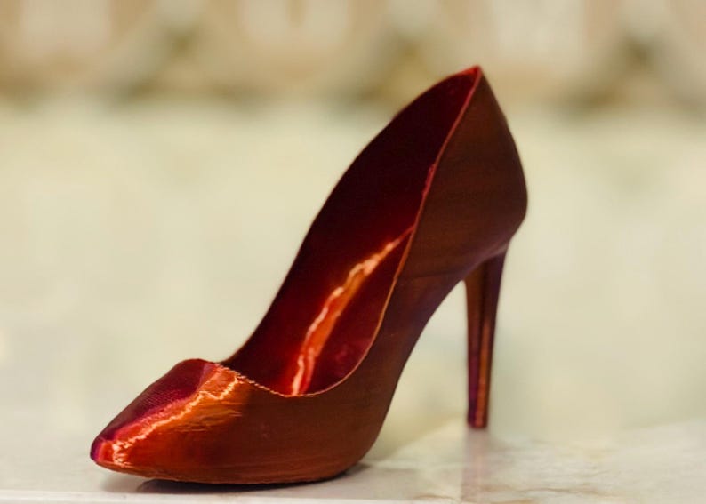 3D Printed Mini High Heel Shoe | Knick Knacks | Miniatures | Figurine ...