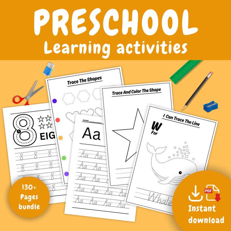 Preschool Learning Binder - Etsy