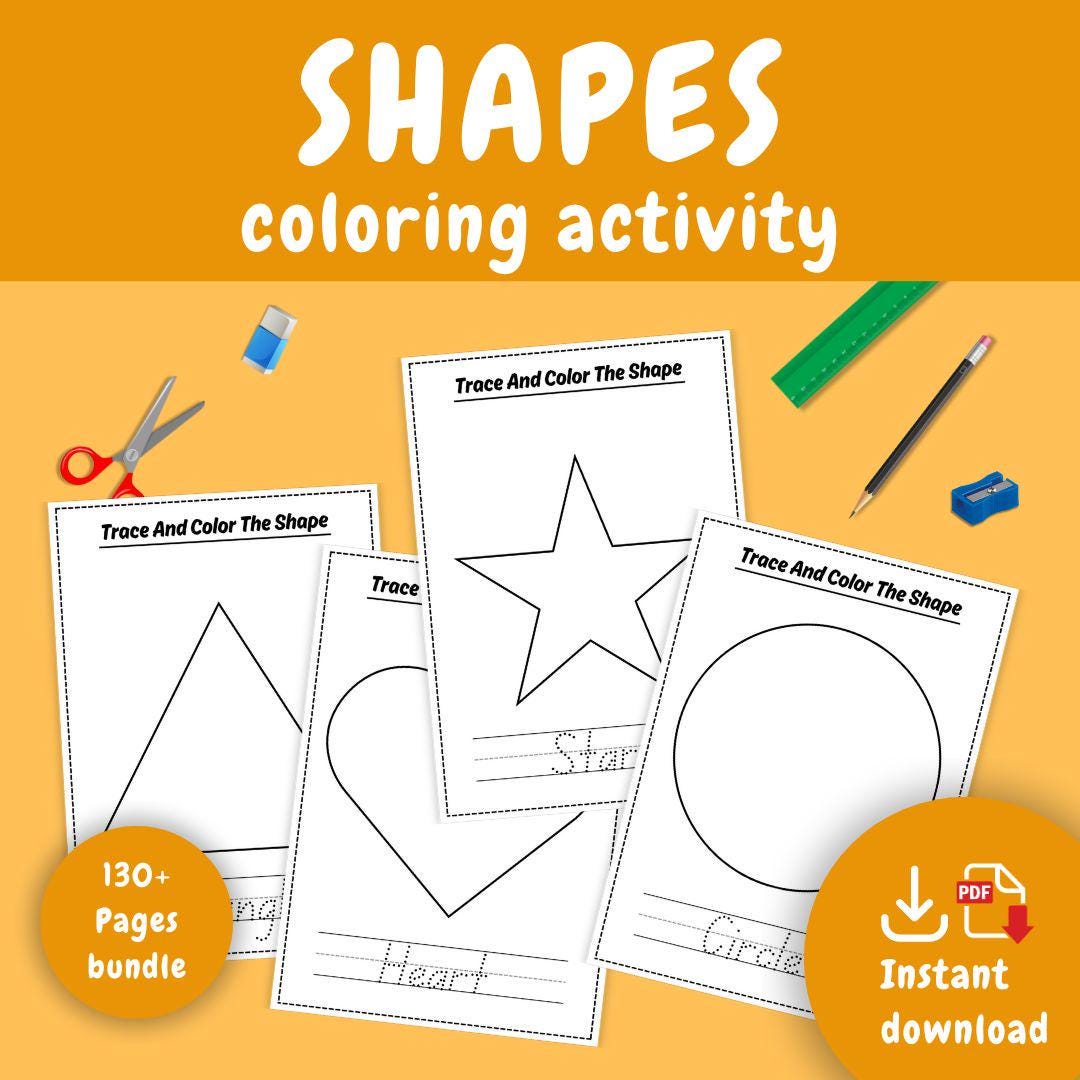 Preschool + Kindergarten Learning Bundle, +130 Pages, Printable ...