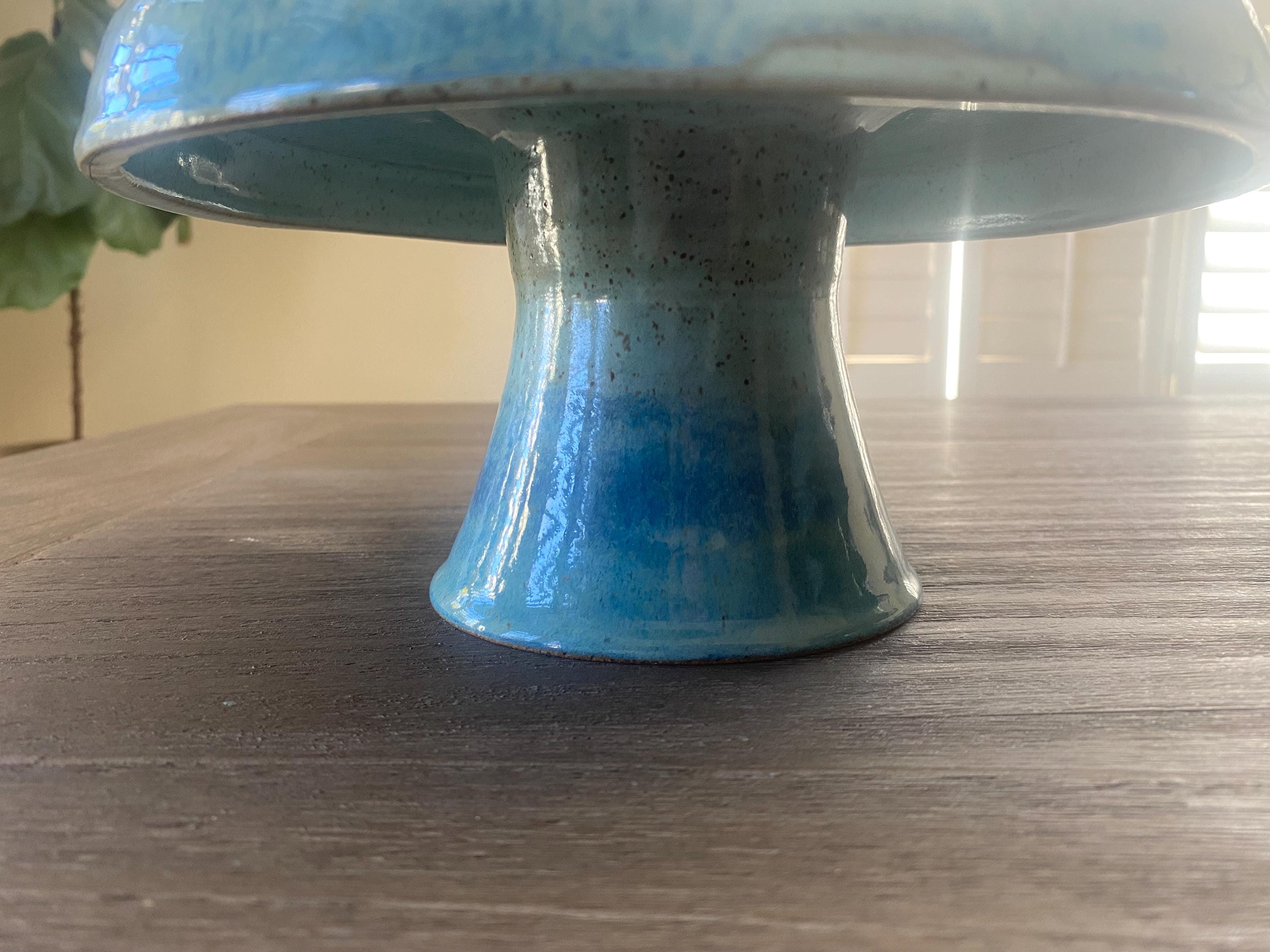 Ceramic Cake Stands Set of 2 - Etsy