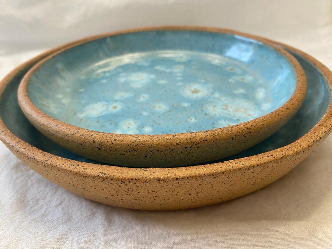 Set of 2 Nesting Plate Bowls - Etsy
