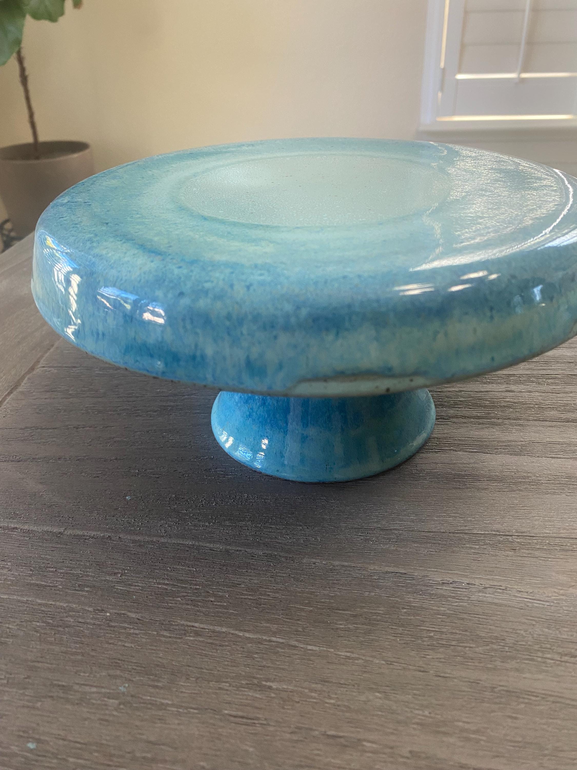 Handmade Ceramic Cake Stands Set of 2 - Etsy