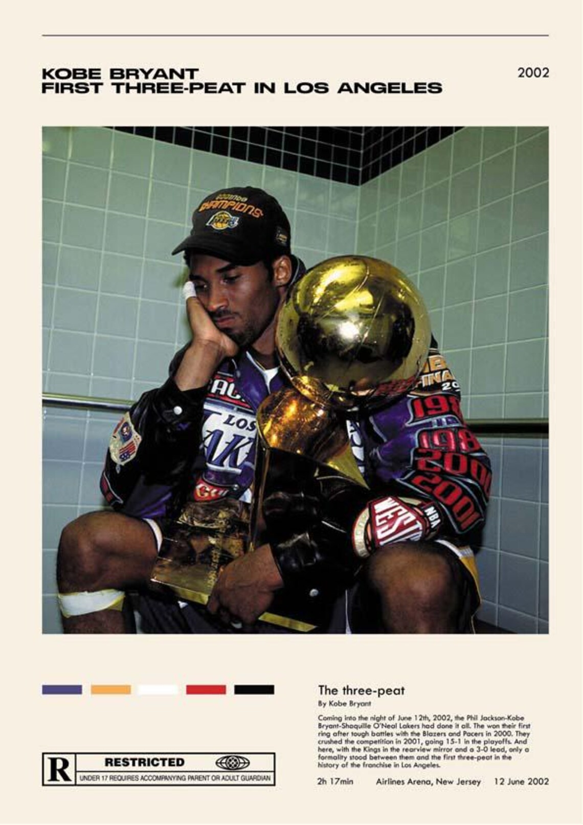 NBA Poster - Kobe Bryan Trophy - Etsy