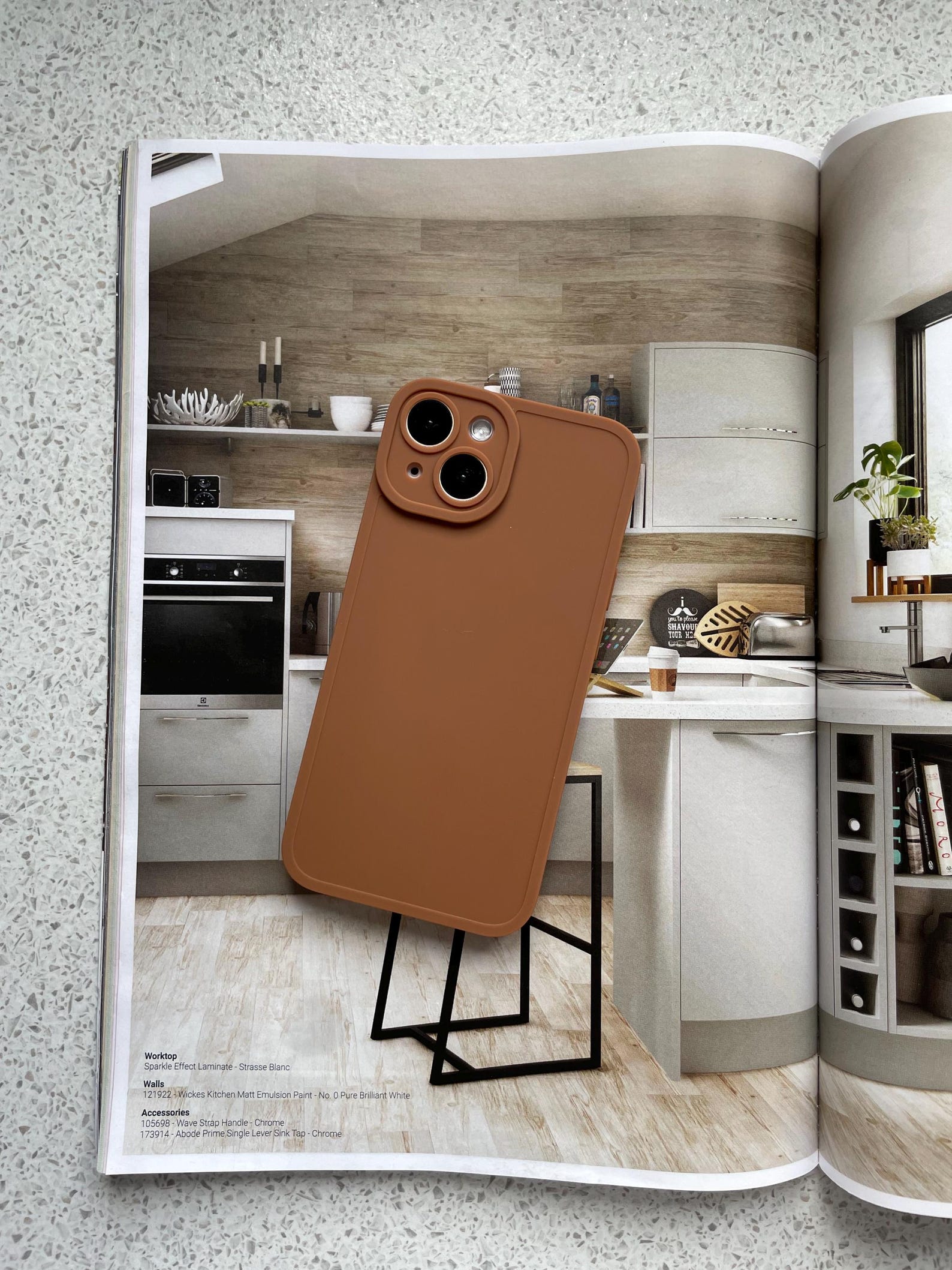Minimalist Matte iPhone Case: Beige Coffee Brown Camel, Slim Protective ...