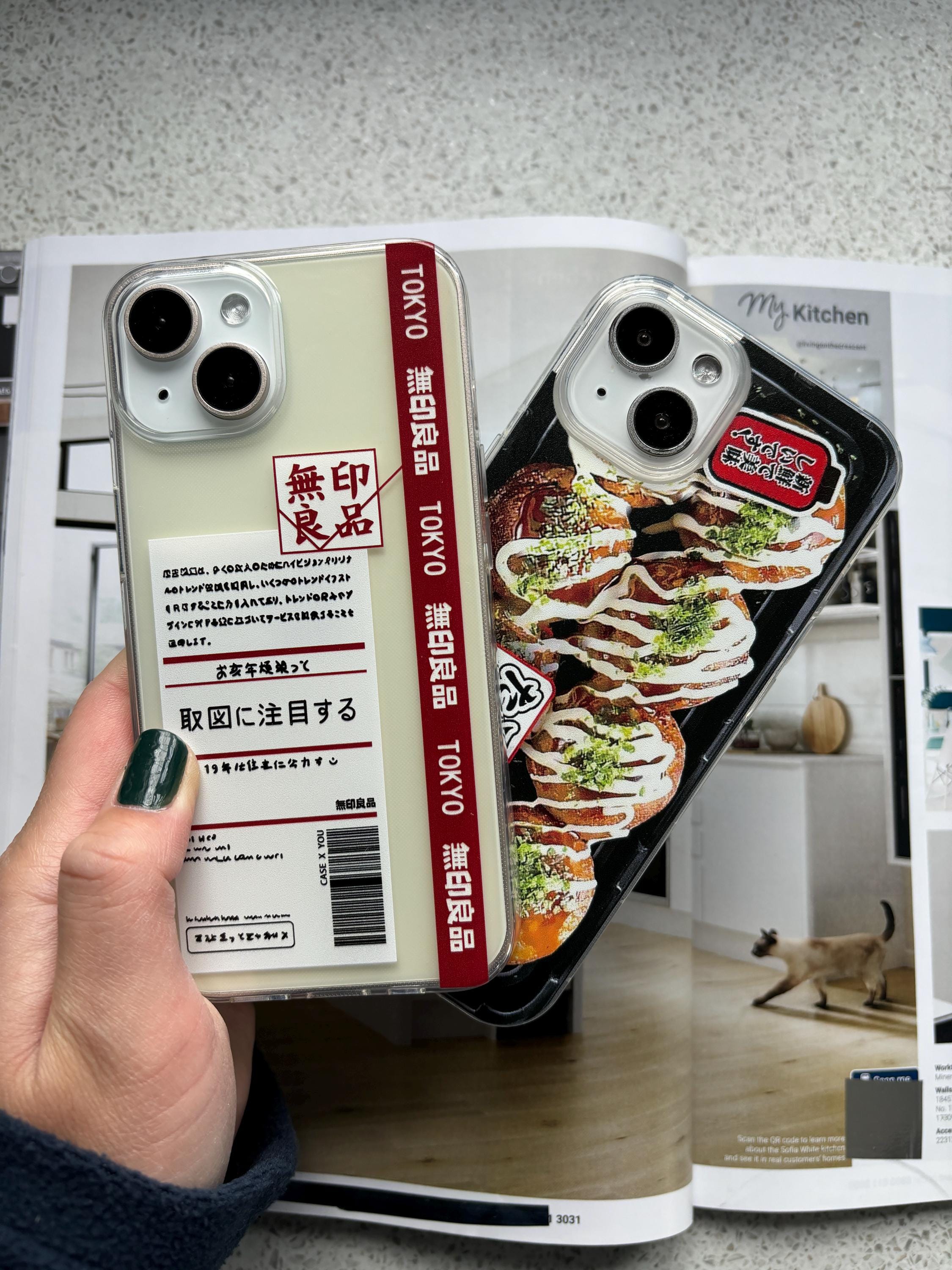 Japanese Kawaii Anime Drawing Japanese Snack Takoyaki Tokyo Red Phone ...