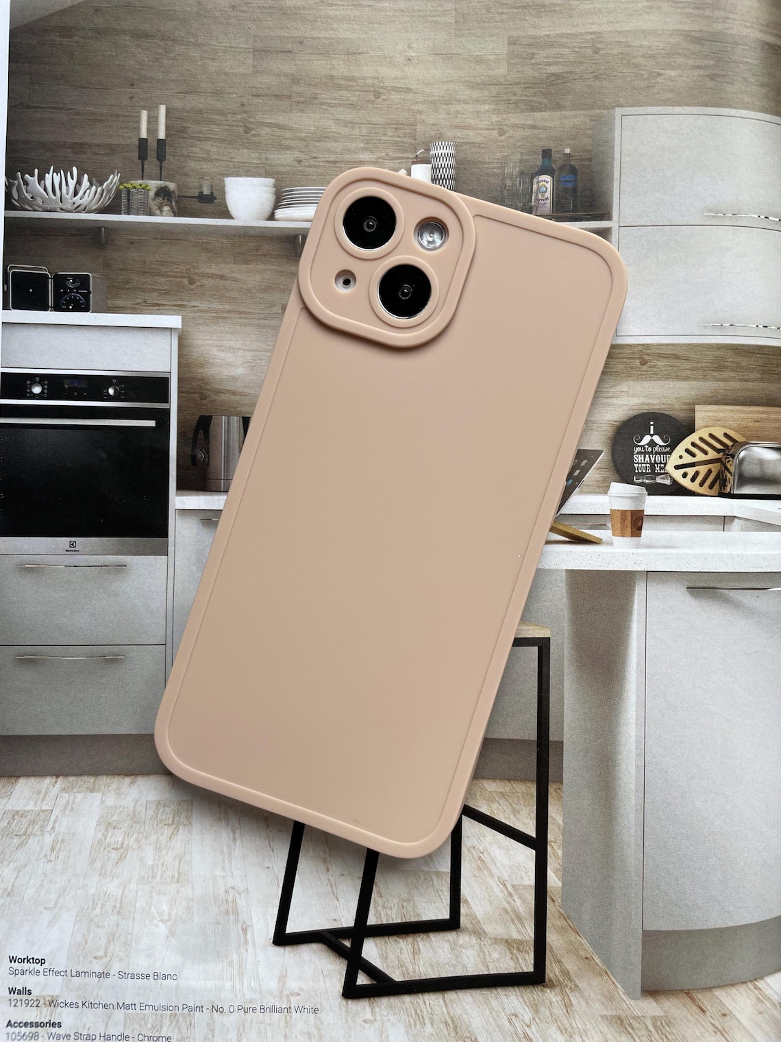 Minimalist Matte iPhone Case: Beige Coffee Brown Camel, Slim Protective ...