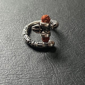 Lord Shiva Trishul Trident Rudraksha Beads Adjustable Brass Silver Ring - Etsy