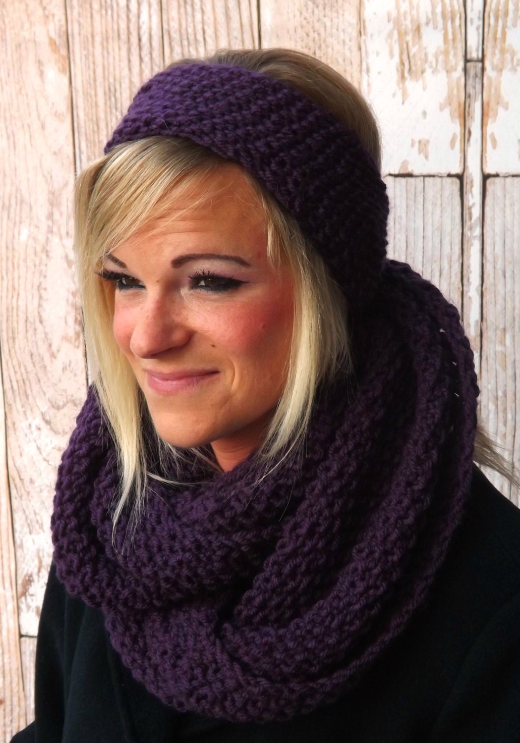 KNITTING PATTERN the Serenity Ear Warmer Pattern Knit Ear Brassiere ...