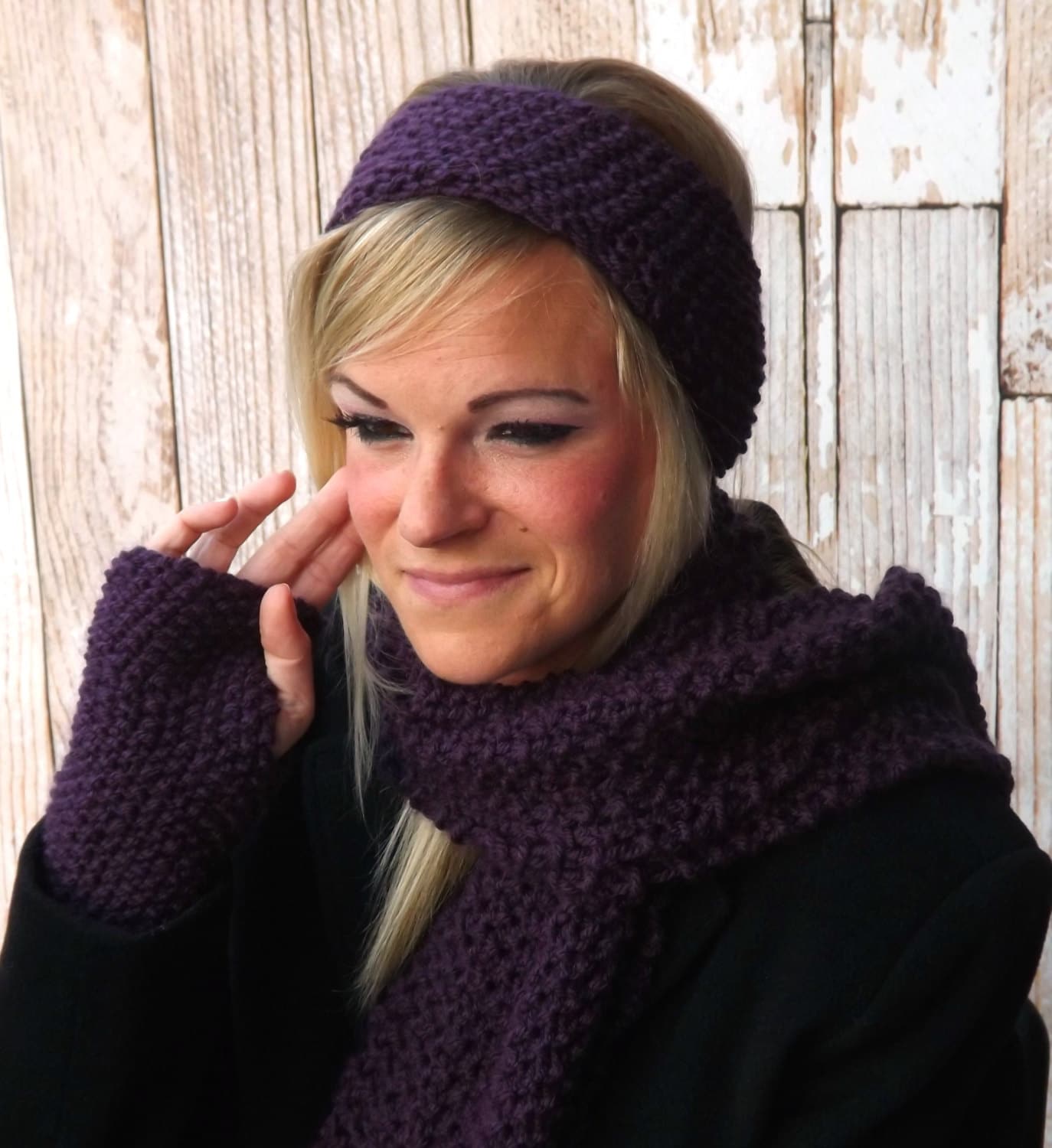 KNITTING PATTERN the Serenity Ear Warmer Pattern Knit Ear Brassiere ...