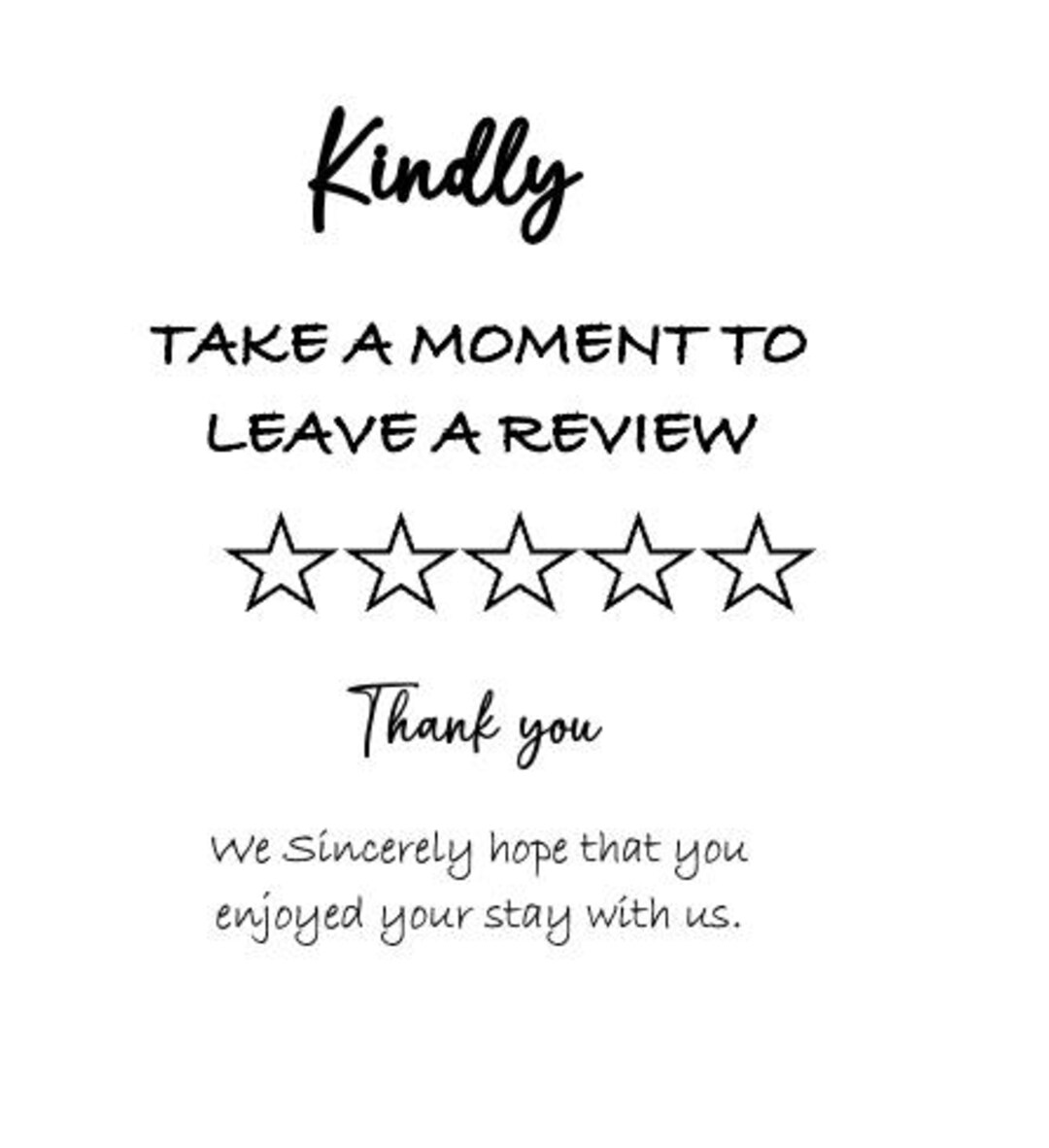 Review Template for Custom Feedback: Editable & Printable PDF | Instant ...